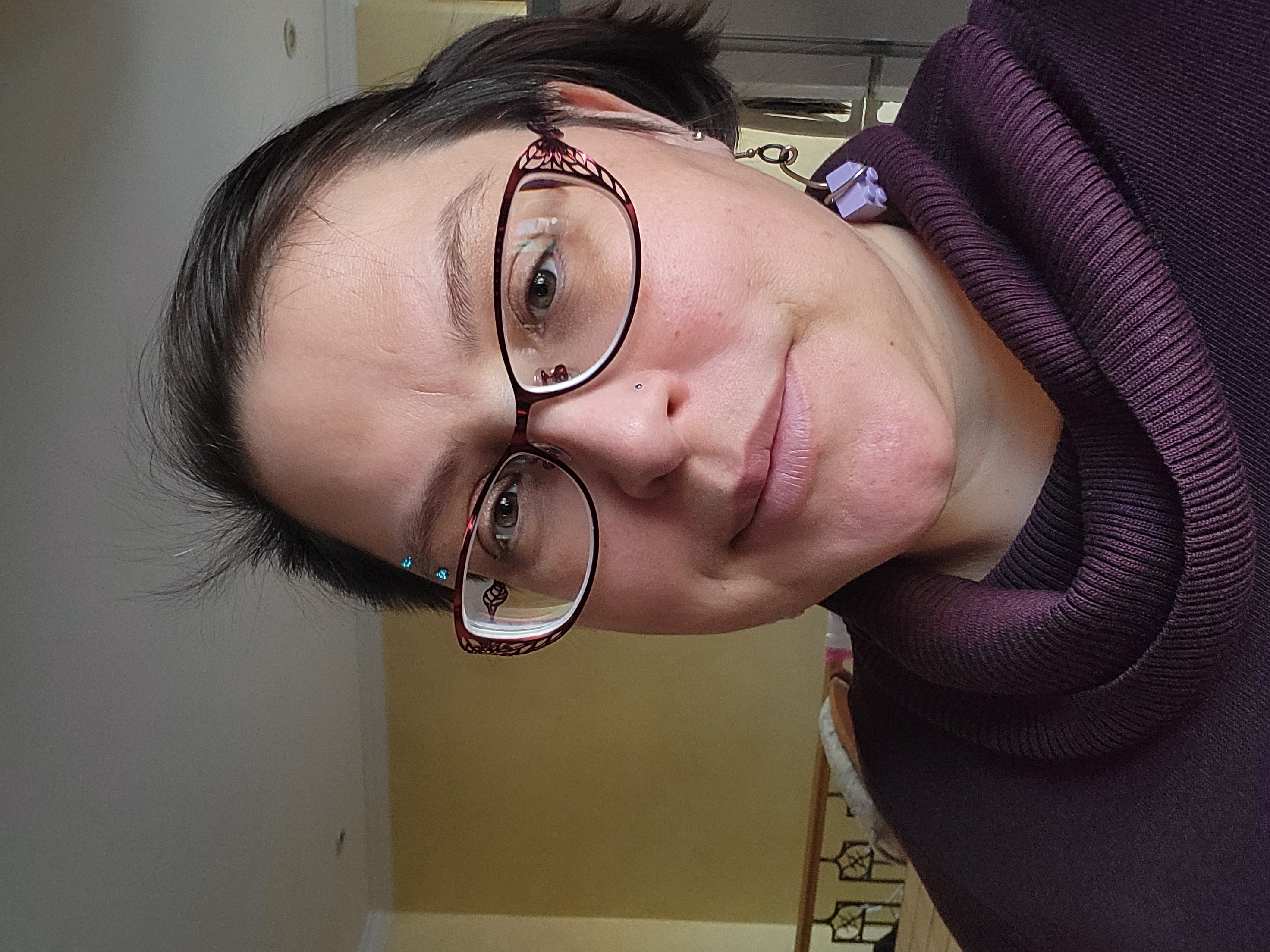 Amelia Oval Black Full Frame Metal Eyeglasses Glassesshop
