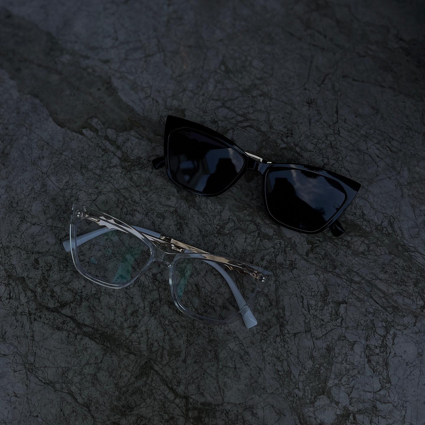 Laura Cat Eye Crystal Full-Frame TR90 Eyeglasses | GlassesShop