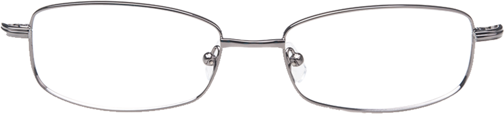 Trafford Rectangle - Gunmetal Eyeglasses